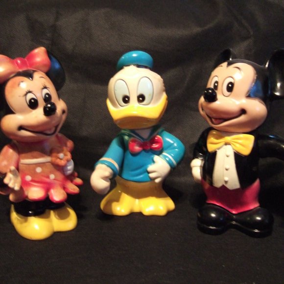 Disney | Other | Vintage Disney Figurine Plastic Banks | Poshmark